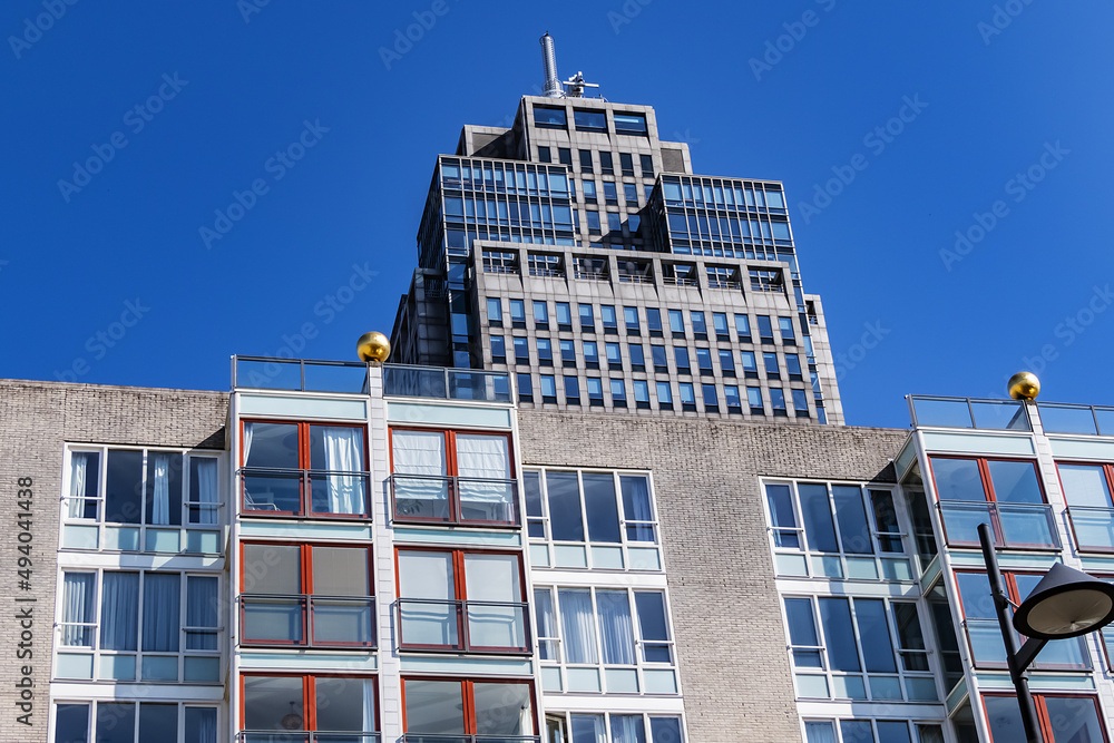 Rembrandttoren (Rembrandt Tower, 1991 - 1994), office skyscraper in ...