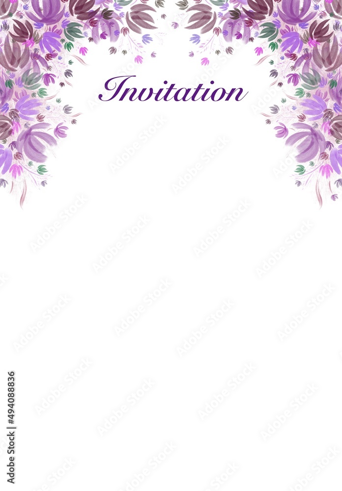 Watercolor wedding cross clipart. Floral crosses Stock Illustration ...