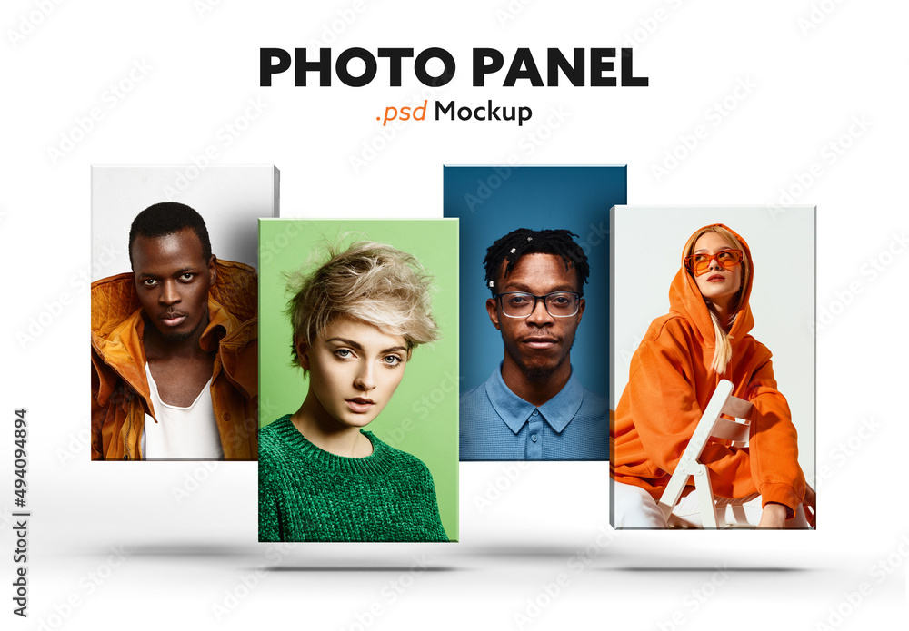 Photo Panel Mockup Stock Template | Adobe Stock