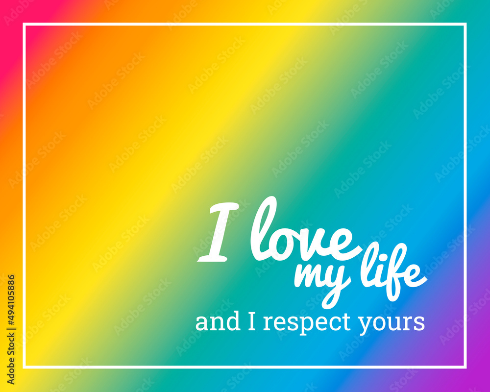 Flag of the LGBT community. Pride day colour gradient background ...