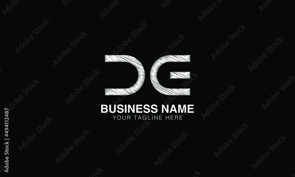 DE, E, de initial logo | initial based abstract modern minimal creative ...