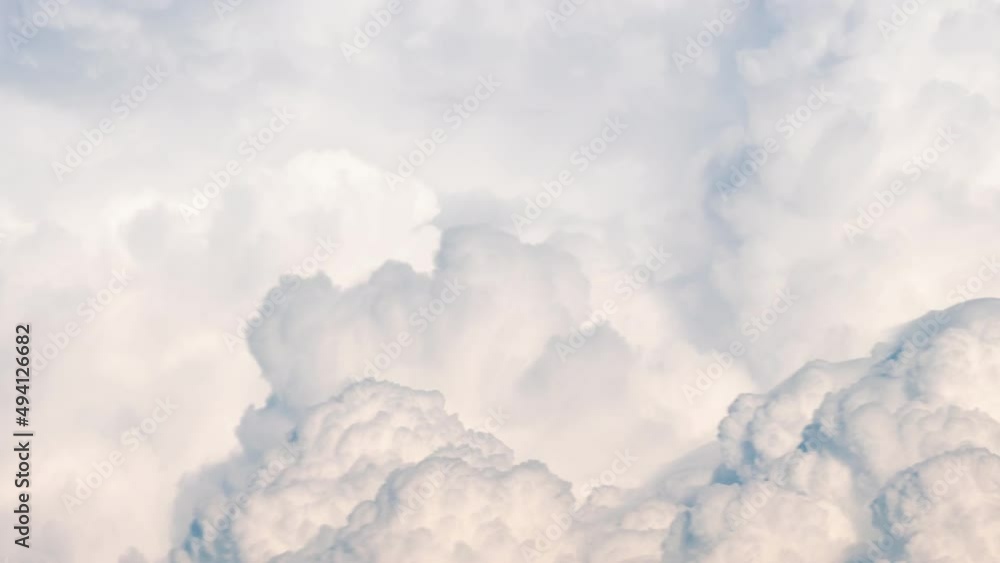 Vidéo Stock Amazing Time-lapse video The huge clouds were moving as ...