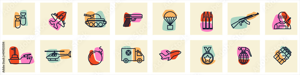 war set icon symbol template for graphic and web design collection logo ...