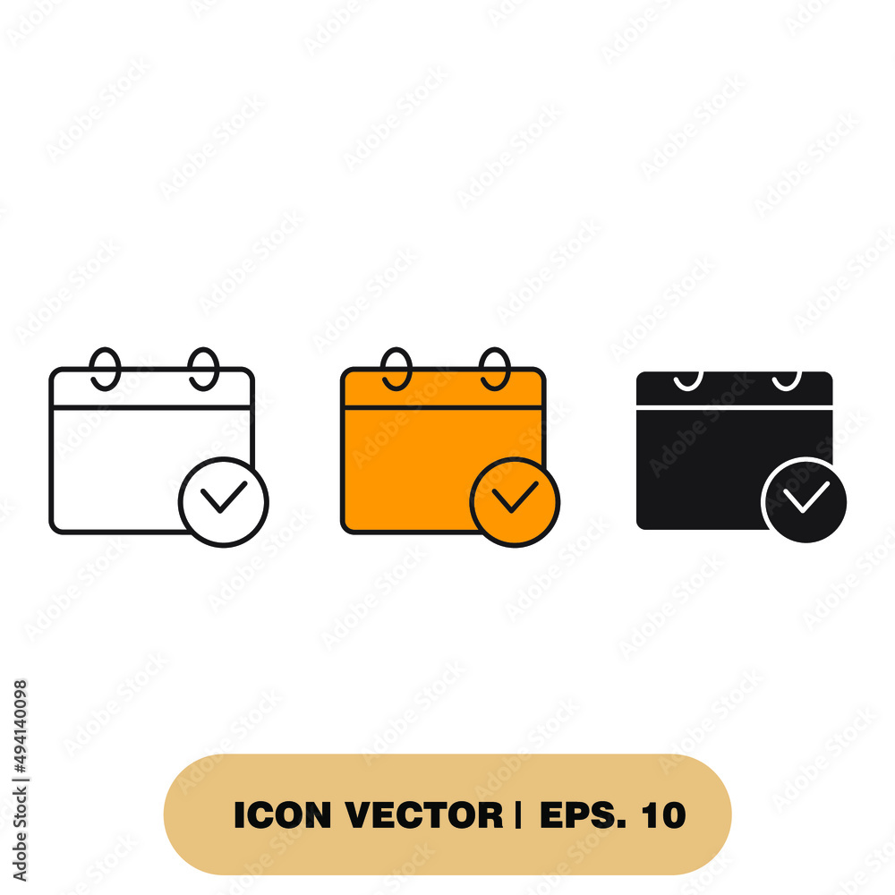 organizer icons symbol vector elements for infographic web Stock Vector ...