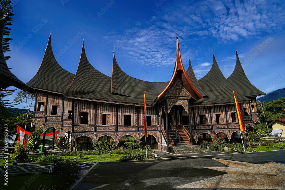 Museum of Minangkabau Culture in North Sumatra, Indonesia Stock Photo ...