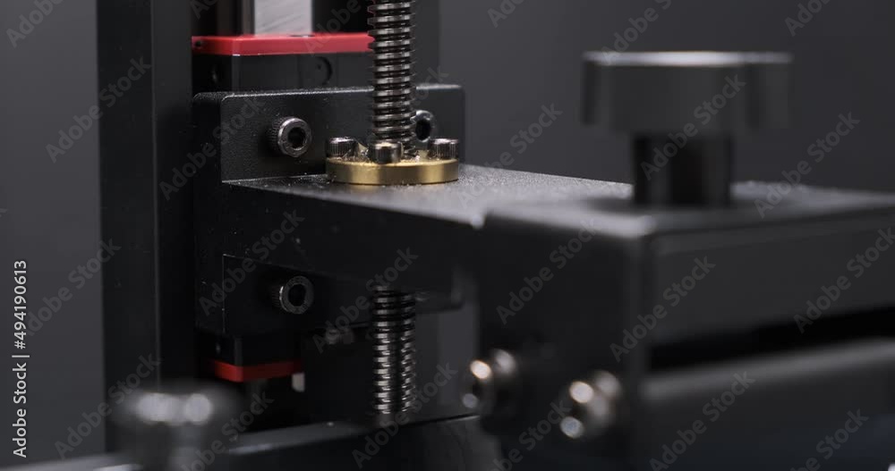 MSLA 3D printer, Linear rail of consumer resin 3D Printer build ...