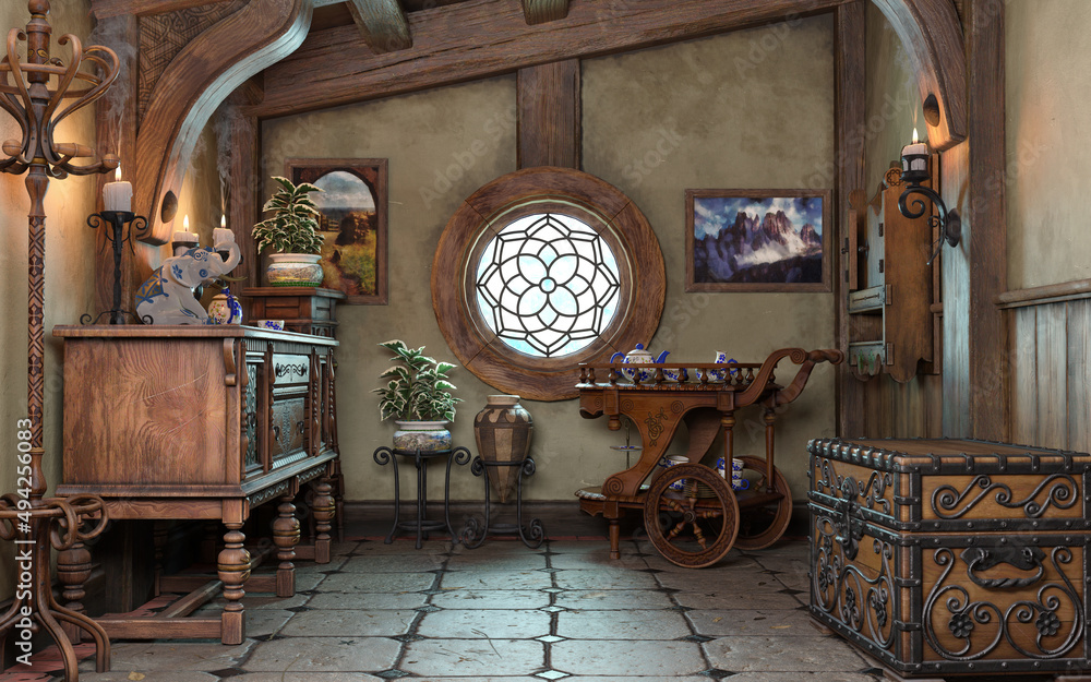 Fantasy Architecture Cottage