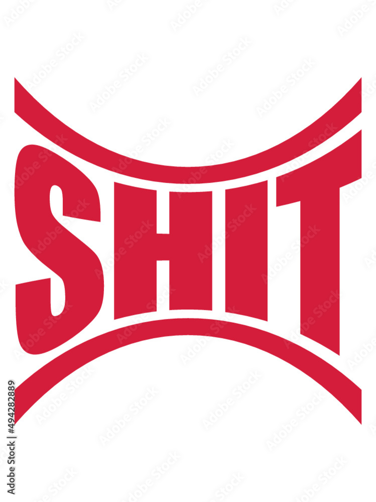 Shit Logo Balken Stock Vector | Adobe Stock