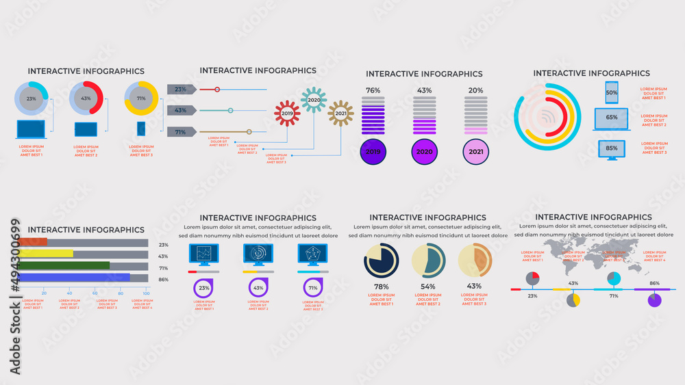 Dynamic Infographic Overlay Stock Template | Adobe Stock