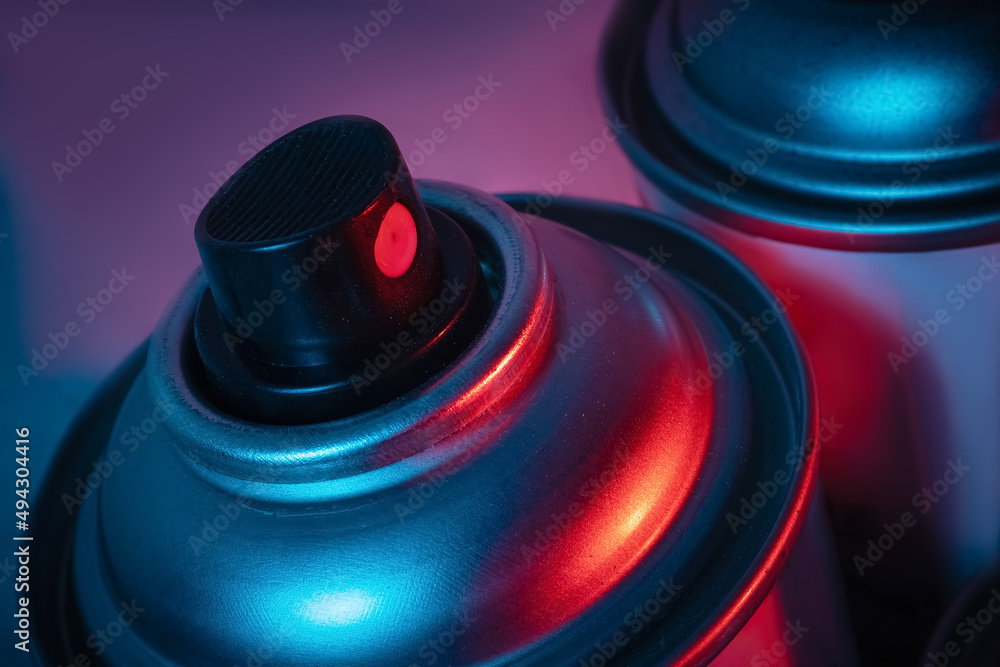aerosol paint spray can. colors.. Stock-Foto | Adobe Stock