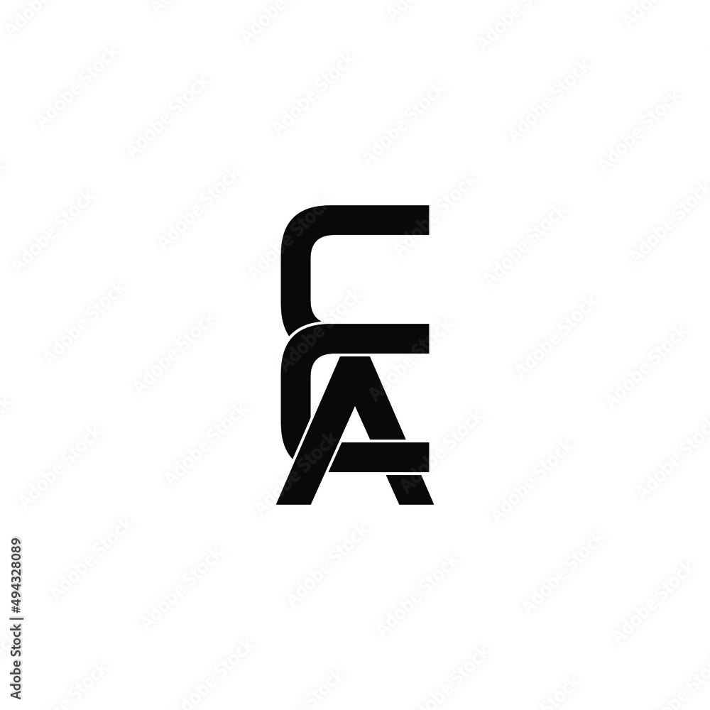 cca letter original monogram logo design Stock Vector | Adobe Stock