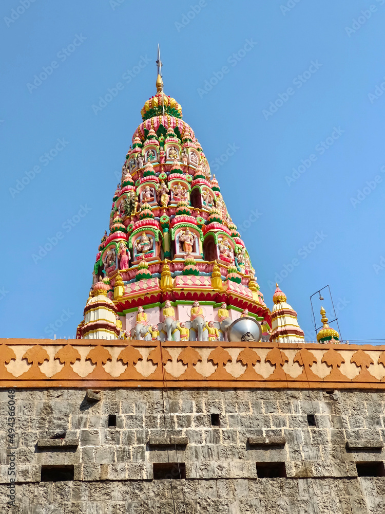 Fotografia do Stock: Pandharpur / India 26 February 2022, Vitthal ...