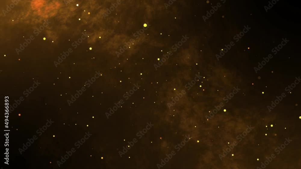 Beautiful Animated particles Background and golden dust Particles ...