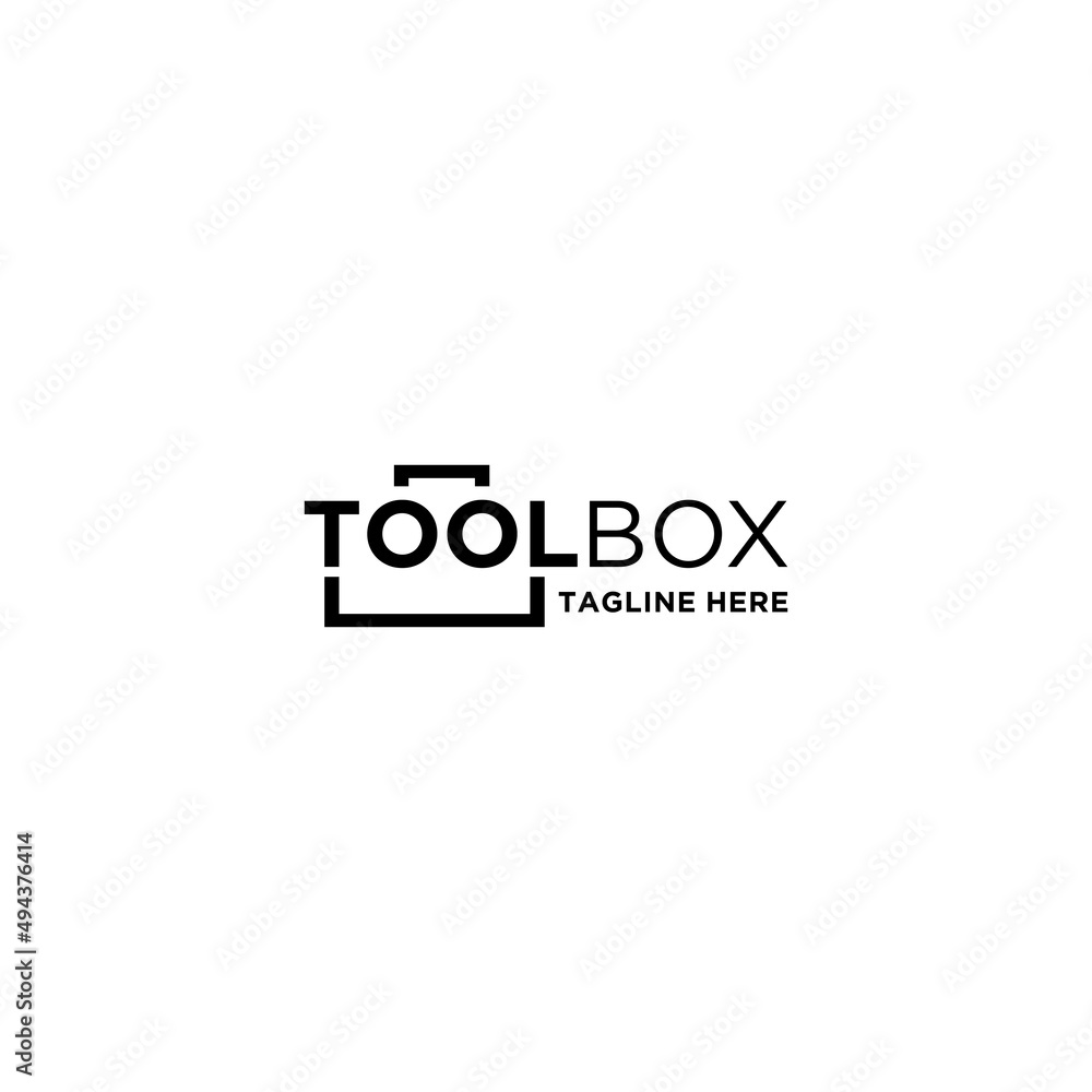 Toolbox creative logo sign design Stock Vector | Adobe Stock