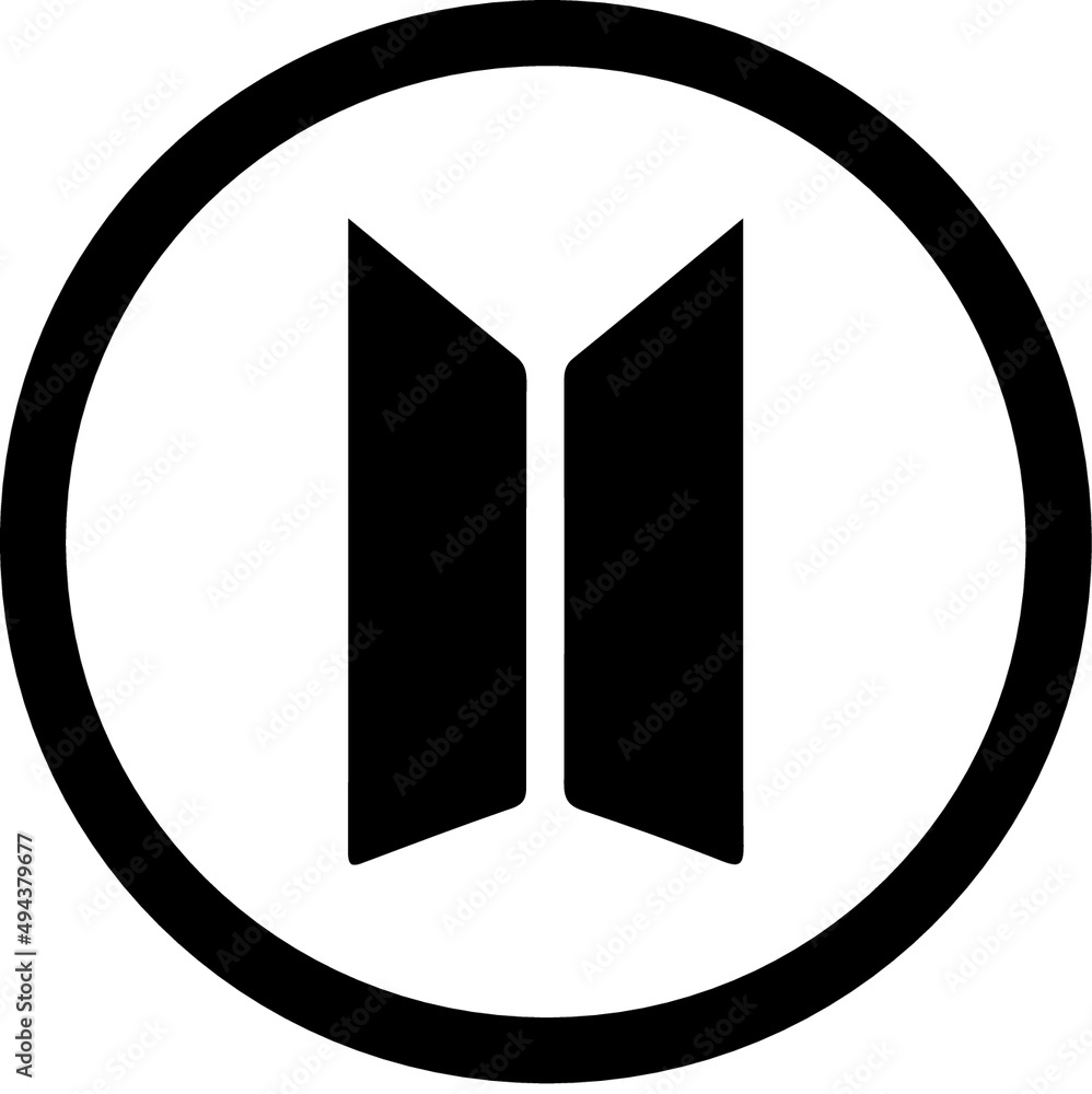 BTS Icon logo vector Stock Vector | Adobe Stock