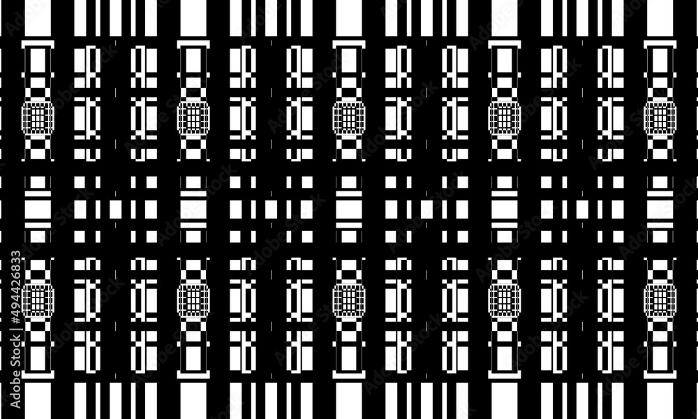 beautiful monochrome wallpaper for modern design in op art style Stock ...