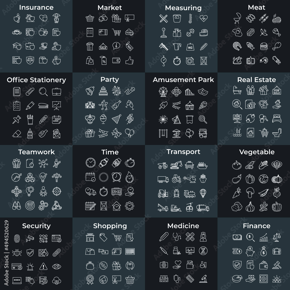 256 icon set symbol template for graphic and web design collection logo ...