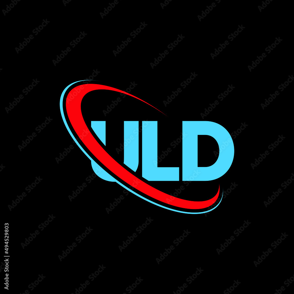 ULD logo. ULD letter. ULD letter logo design. Initials ULD logo linked ...