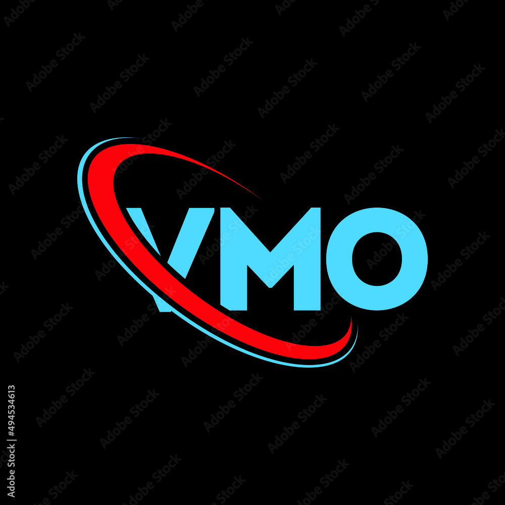 VMO logo. VMO letter. VMO letter logo design. Initials VMO logo linked ...