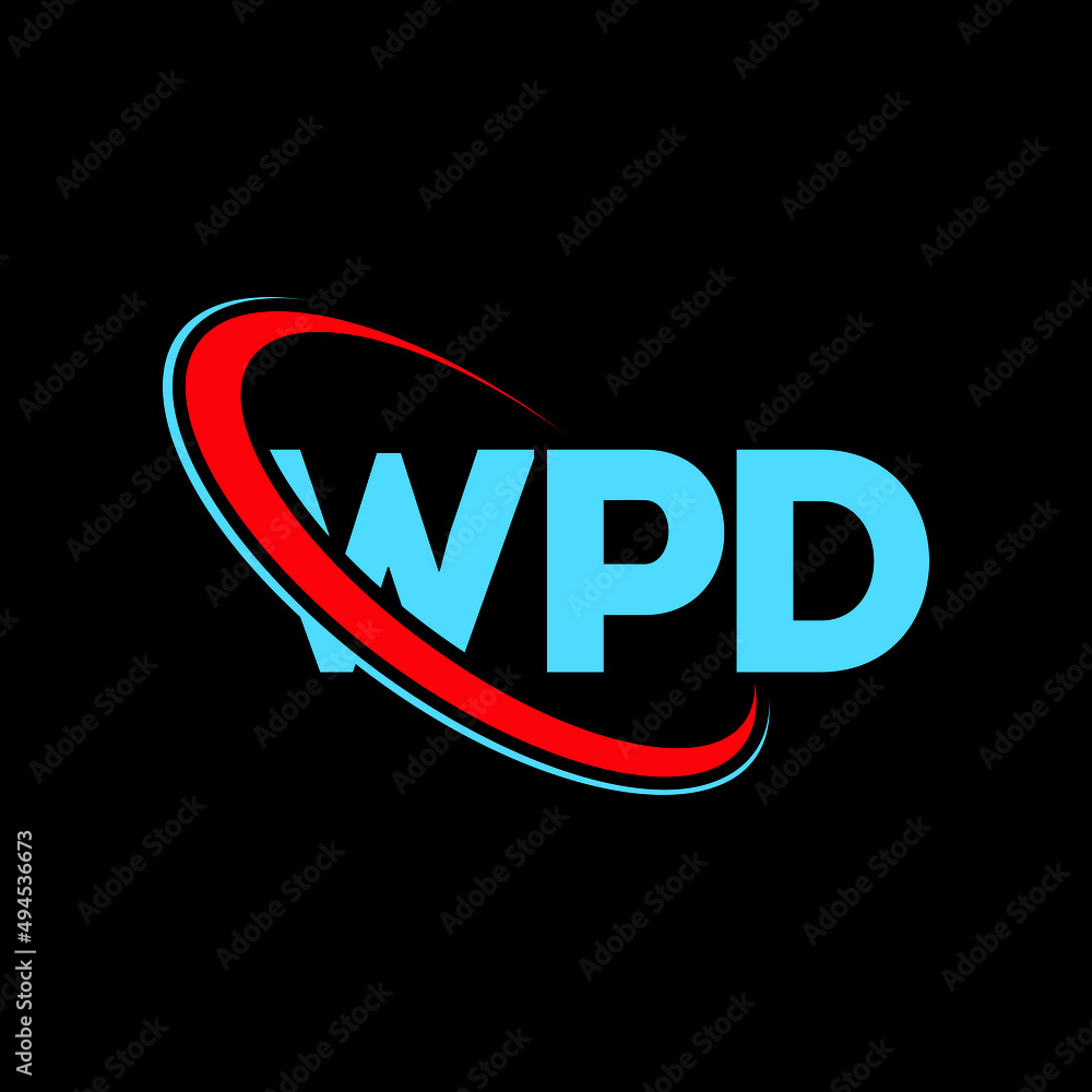 WPD logo. WPD letter. WPD letter logo design. Initials WPD logo linked ...