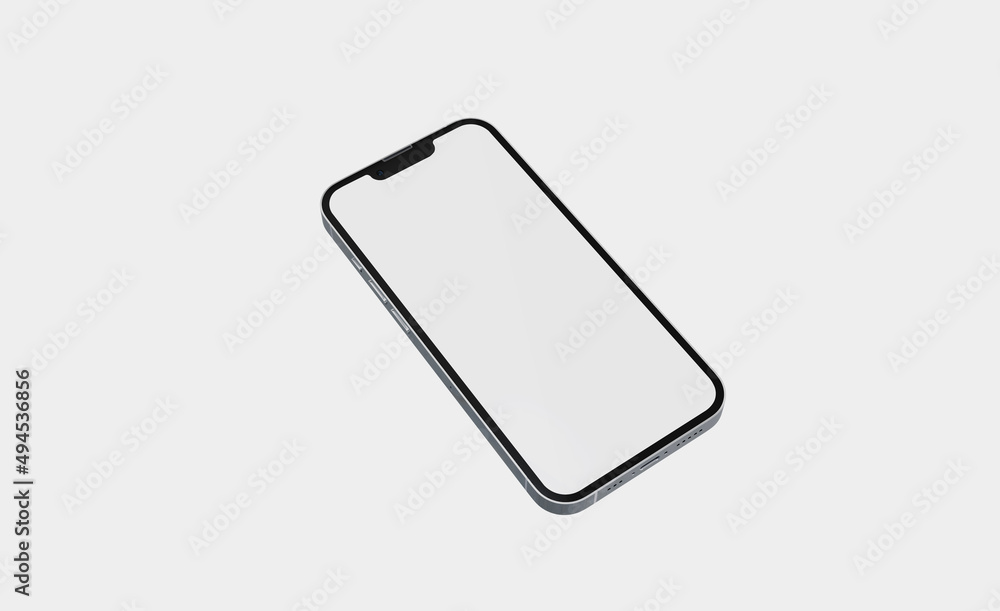 Realistic phone mockup design Stock Illustration | Adobe Stock