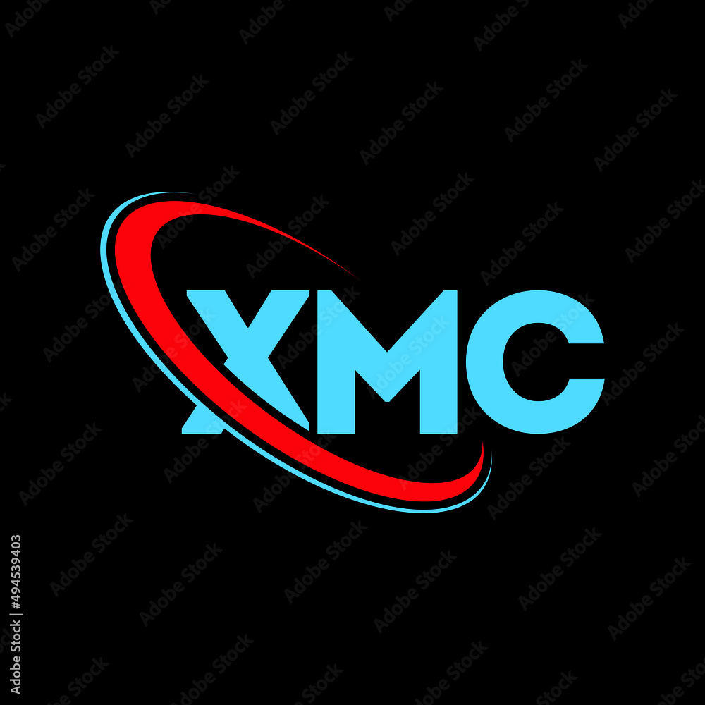 XMC logo. XMC letter. XMC letter logo design. Initials XMC logo linked ...