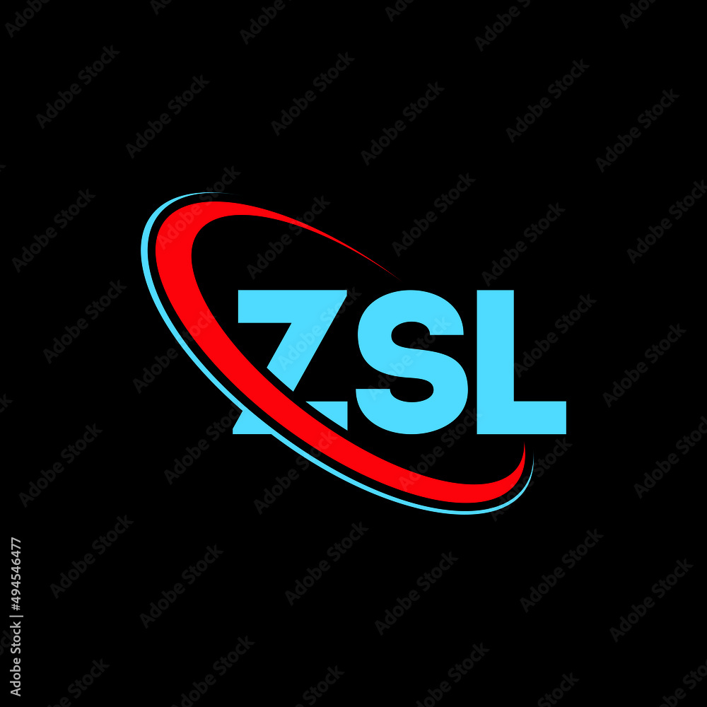 ZSL logo. ZSL letter. ZSL letter logo design. Initials ZSL logo linked ...