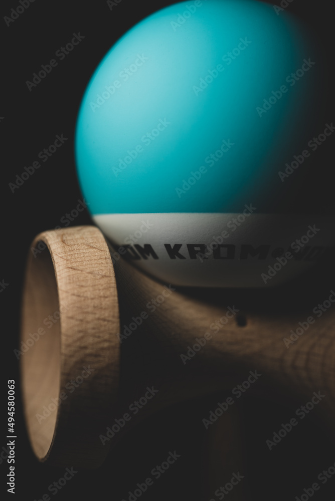 CDMX, Mexico City - March 2022 kendama, is a traditional Japanese skill ...