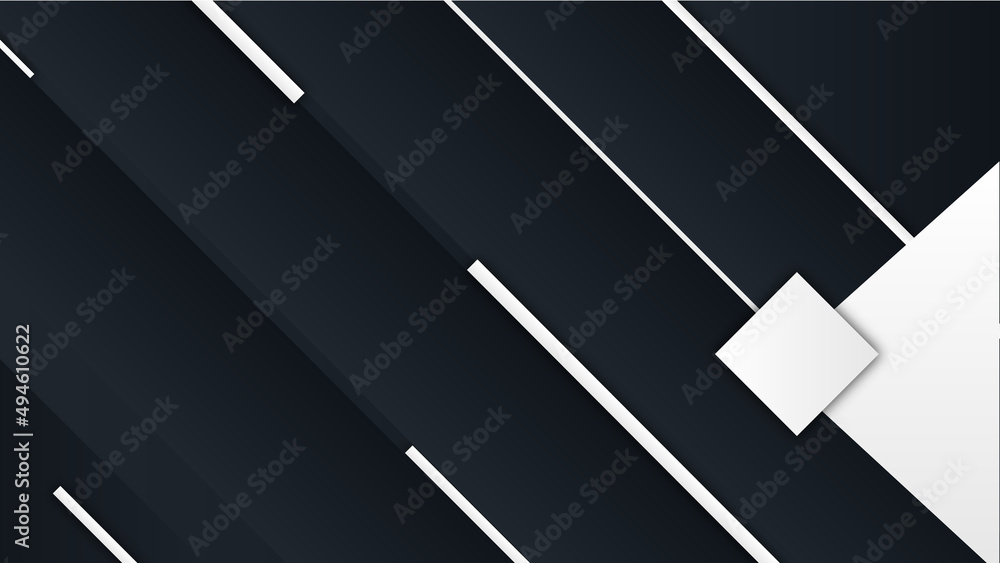 Modern black abstract presentation background. Vector illustration ...