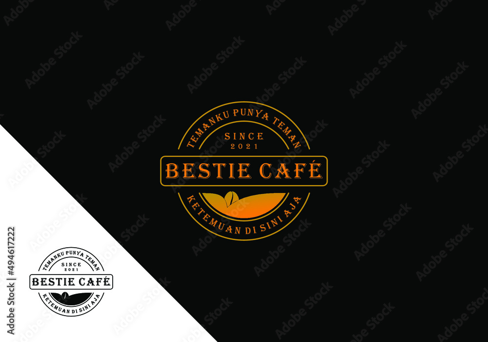 logo concept cafe and resto Stock Vector | Adobe Stock