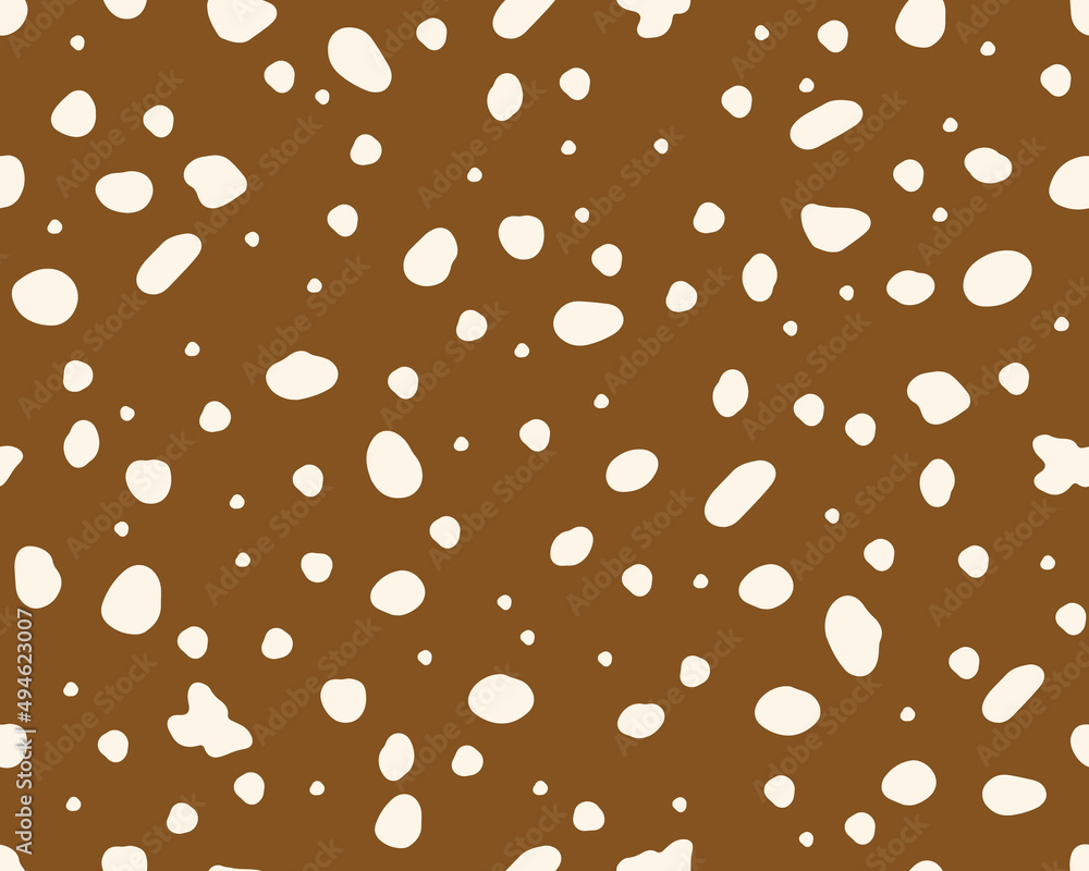 Deer skin texture seamless pattern. Perfect use for fabric, wallpaper ...