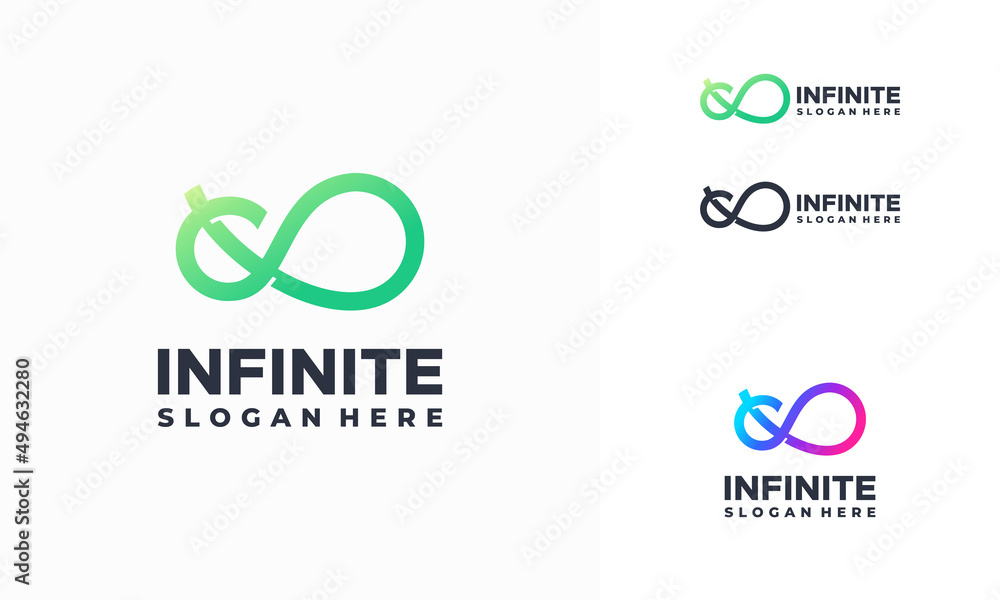 Modern Infinity Logo designs vector, Infinity Symbol icon template ...