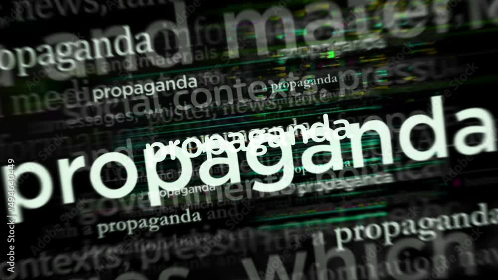 Headline news across international media with propaganda ...