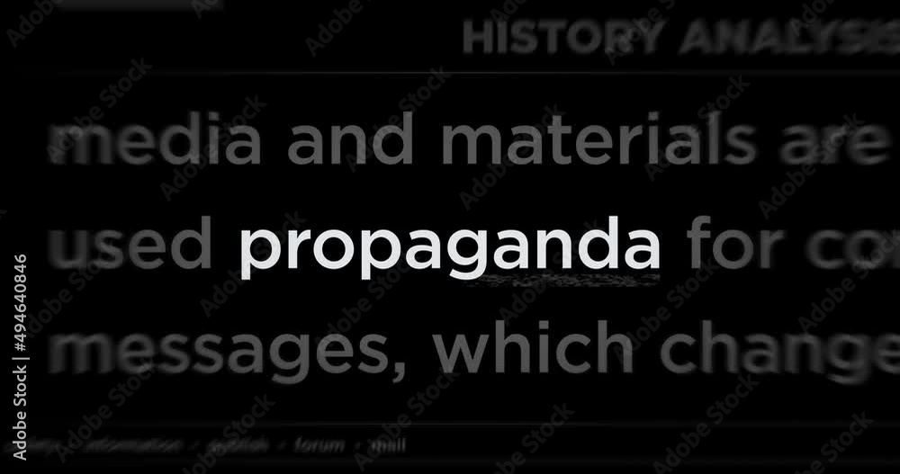 Headline news across international media with propaganda ...