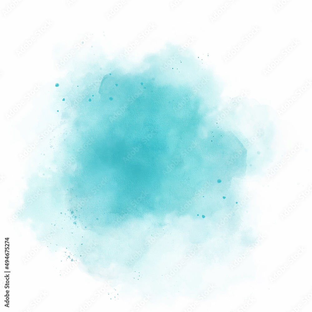 Grafika wektorowa Stock: Abstract blue sky watercolor background with ...
