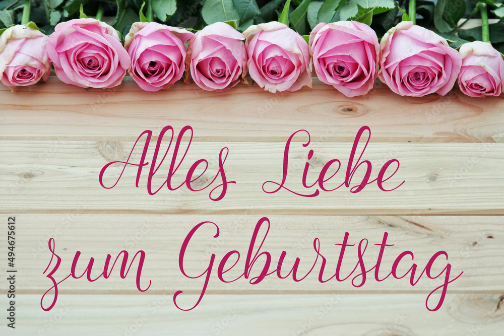 Wunderschöne Alles Liebe Zum Geburtstag Schrift Fotos
