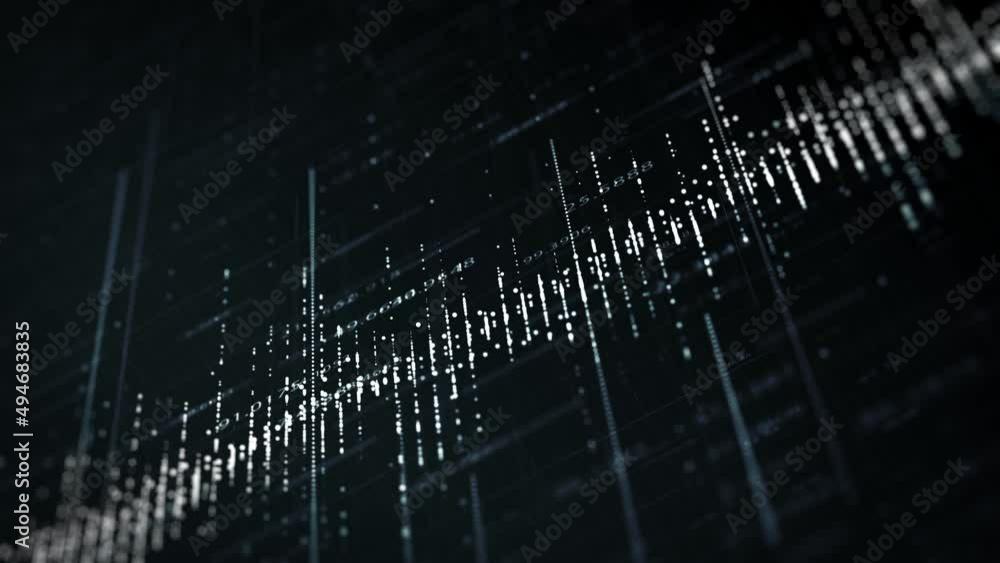 Business And Infographics Stats Market Data Background/ 4k animation of ...