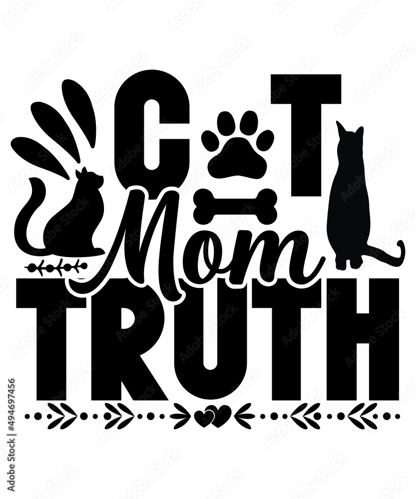 cat clipart, cat silhouette svg, meow svg bundle, cats svg bundle, cut ...