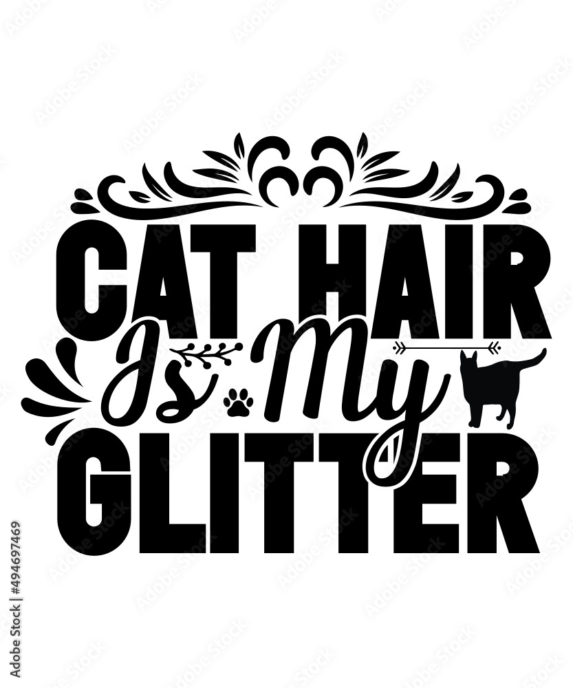 Cat Clipart Cat Silhouette Svg Meow Svg Bundle Cats Svg Bundle Cut