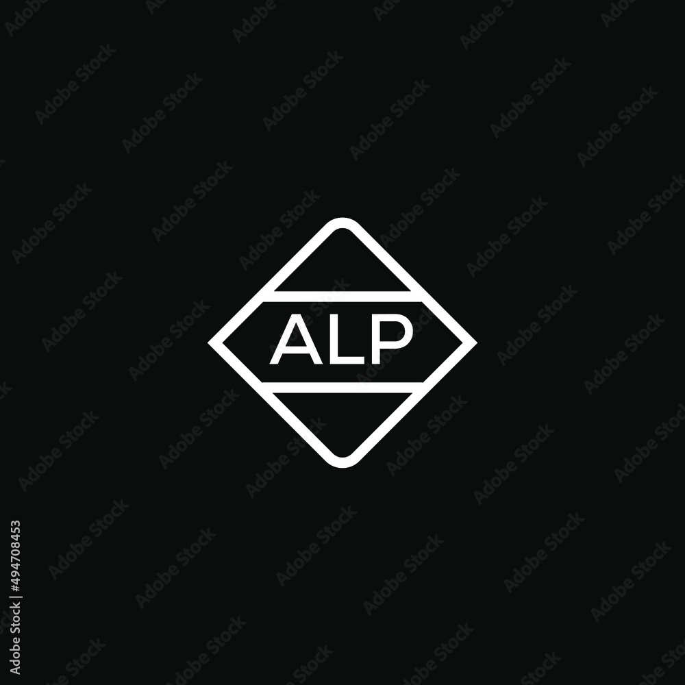 ALP letter design for logo and icon.ALP monogram logo.vector ...