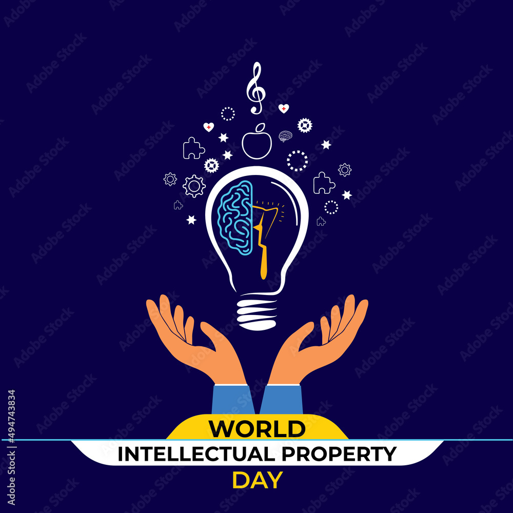 World Intellectual Property Day. Patent Rights Concept. Template for ...