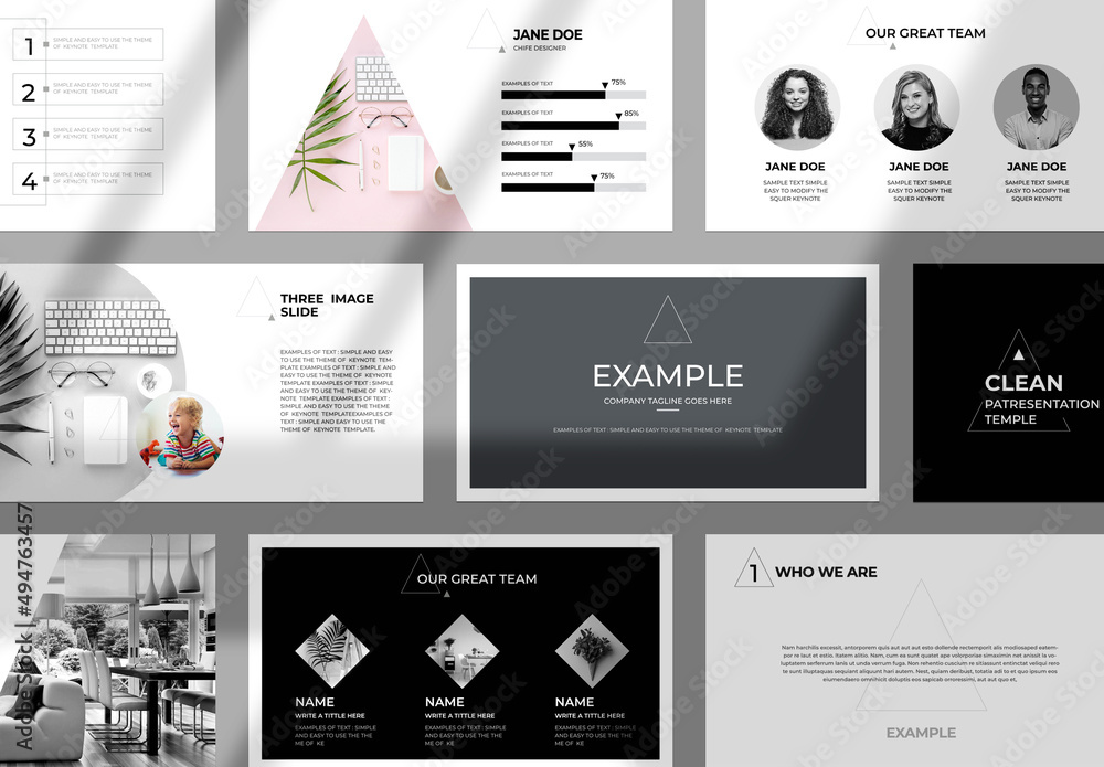 Presentation Layout Stock Template | Adobe Stock