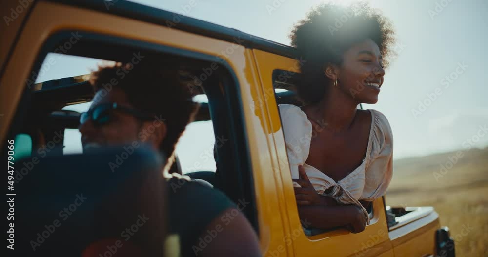 Epic summer road trip, best friends enjoying life and watching the ...