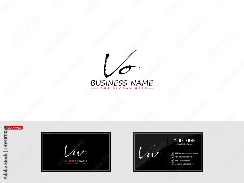 Letter VO Brush Logo, Initials signature Vo v&o Handwritten Letter Logo ... Letter VO Brush Logo, Initials signature Vo v&o Handwritten Letter Logo ...