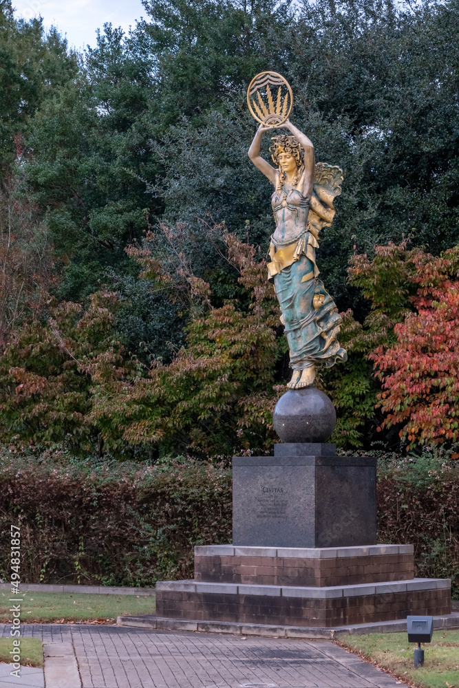 The Civitas statues are beautiful 22 foot-tall sculptures that stand at ...