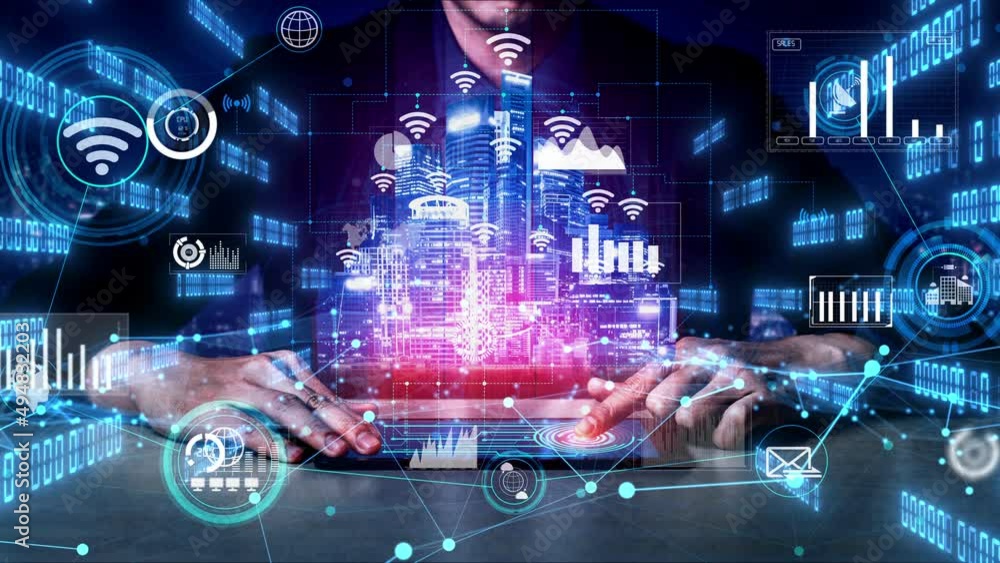 5G Communication Technology Wireless Internet Network for Global ...