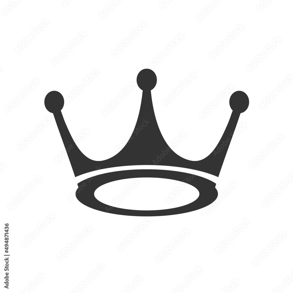 Korona, ikona korony, premium Stock Vector | Adobe Stock
