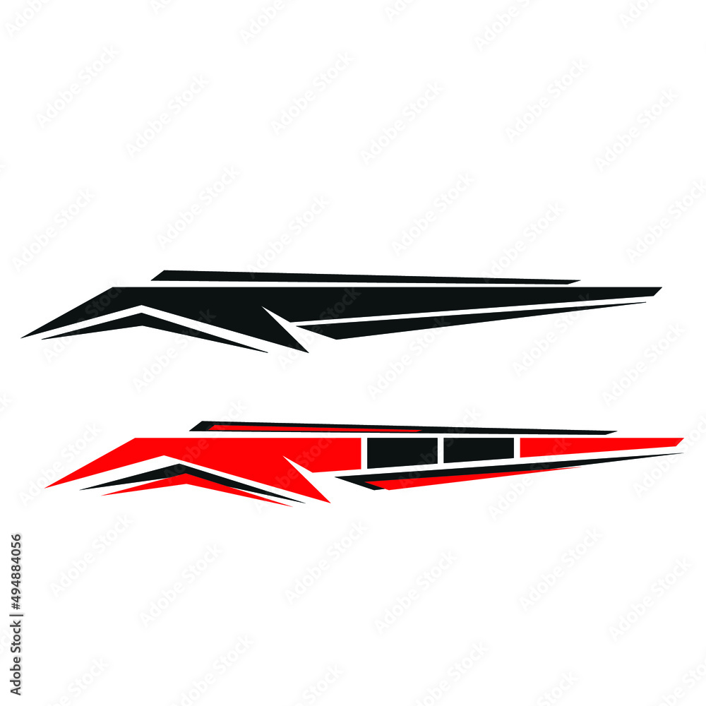 racing car sticker design. modern car stickers. vinyl stickers and car ...