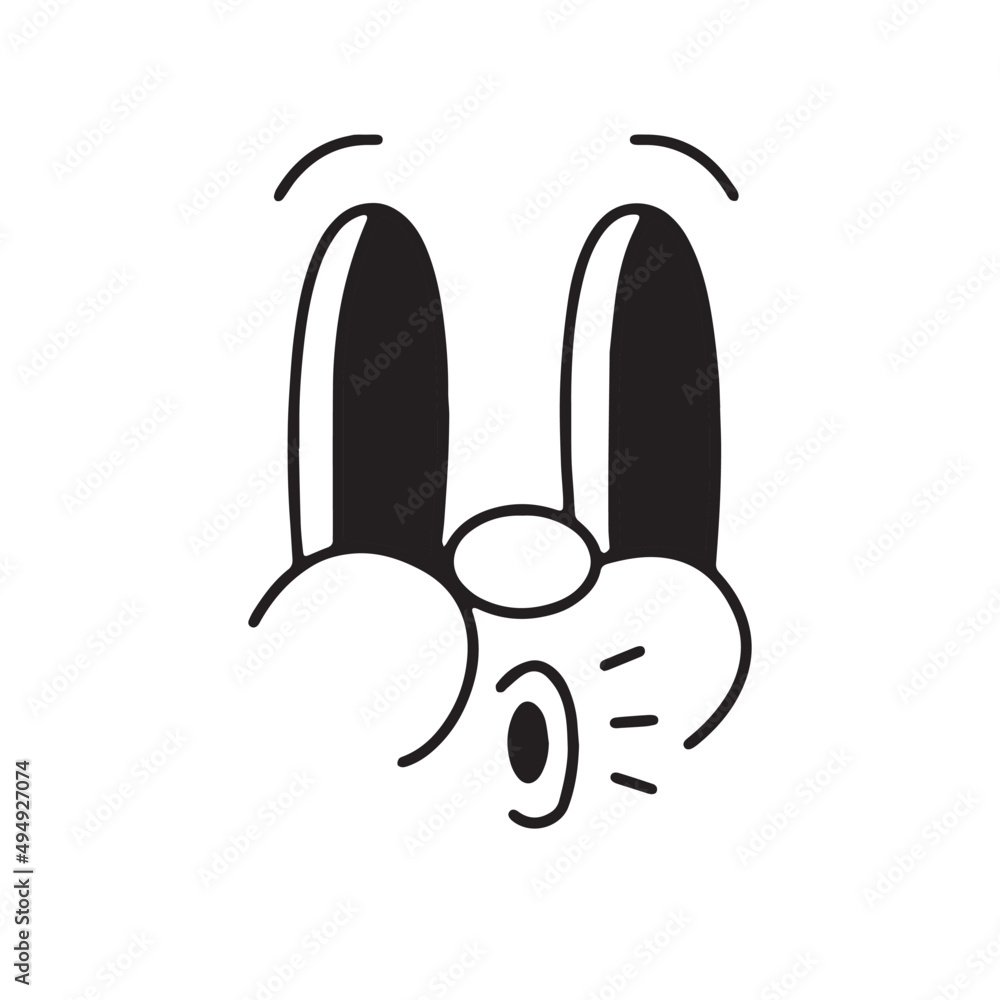 old cartoon mascot character elements. different clipart, faces, limbs ... old cartoon mascot character elements. different clipart, faces, limbs ...