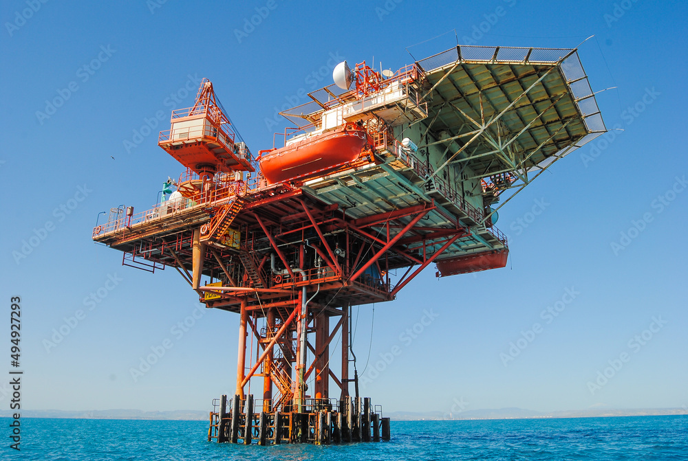 Offshore Jack Up Rig in The Middle of The Sea - Oil and Gas central ...